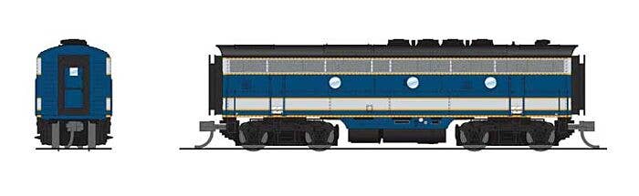 BLI - EMD F3B - Standard DC - Stealth - Electro-Motive Division #754B1 ...