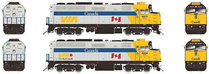 Rapido - EMD F40PH-2D - Standard DC - Via Rail Canada 6424 (Canada ...