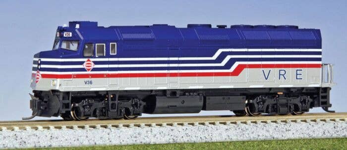 Kato - EMD F40PH Commuter Version - Standard DC - Virginia Railway ...