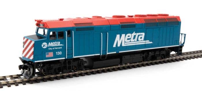 Walthers - EMD F40PH - ESU Sound and DCC - Metra #130 - 910-19474