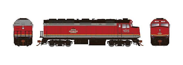 Rapido - EMD F40PH Phase 2, Ditch Lights - LokSound 5 and DCC - Agawa ...