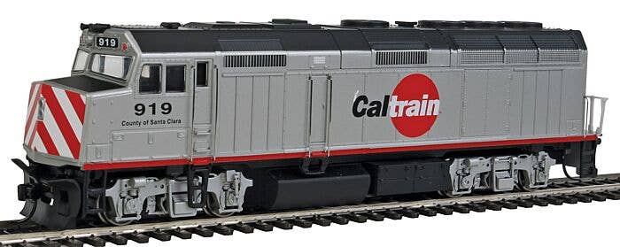 Walthers - EMD F40PH - Standard DC - Caltrain #919 "County of Santa ...