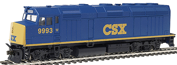 Walthers - EMD F40PH - Standard DC - CSX Transportation #9993 (blue ...