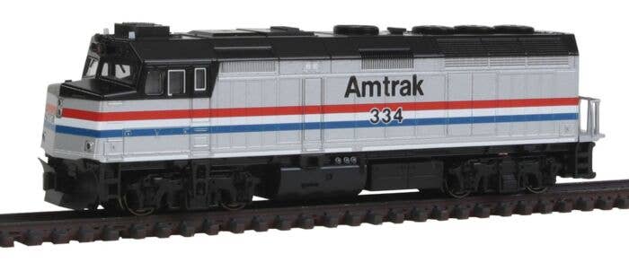 Kato - EMD F40PH w/Ditch Lights - Standard DC - Amtrak #334 (Phase III) - 381-1769006