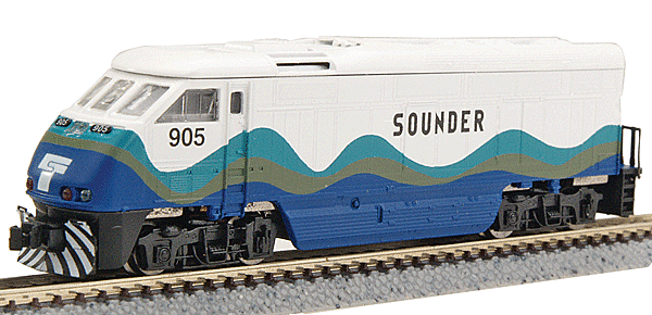 American Z - EMD F59PHI - Standard DC - Sounder - 163-6005
