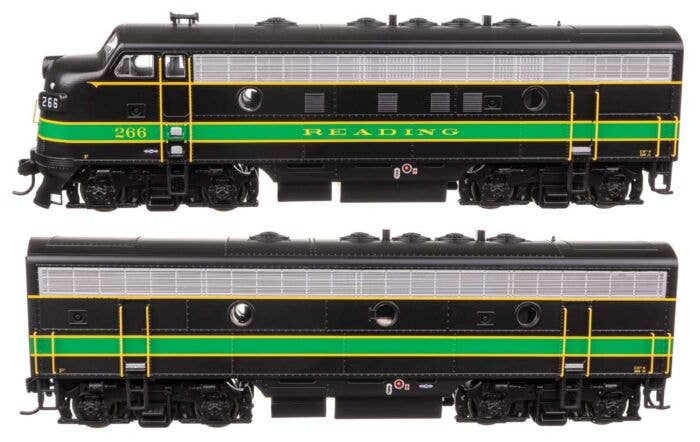 Walthers - EMD F7 A-B Set - ESU Sound and DCC - Reading #266A/266B ...