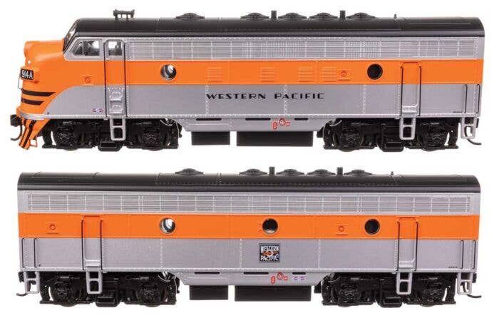 Walthers - EMD F7 A-B Set - ESU Sound and DCC - Western Pacific #914A ...