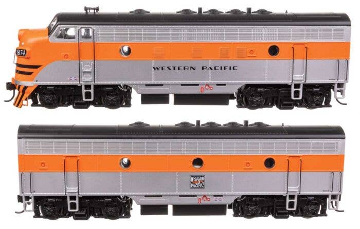 Walthers - EMD F7 A-B Set - ESU Sound and DCC - Western Pacific #917A ...
