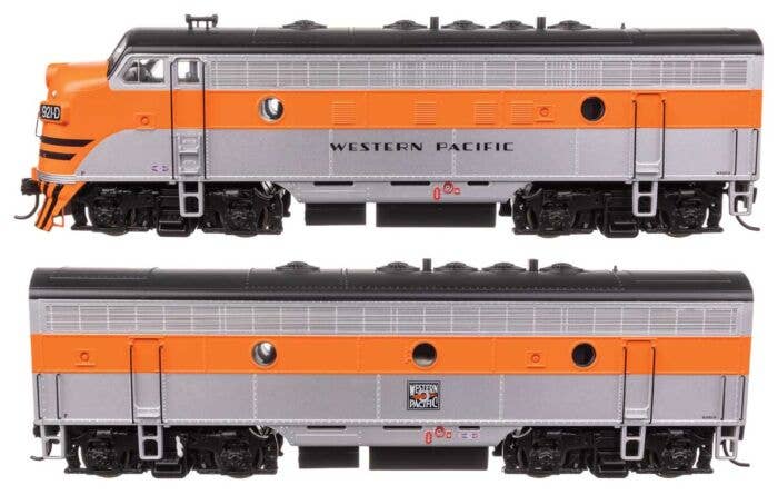 Walthers - EMD F7 A-B Set - Standard DC - Western Pacific #921D/921B ...