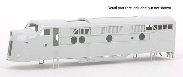 Highliner - EMD F7 A Unit Body w/Horizontal Grilles - Kit - Undecorated ...