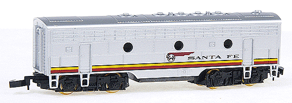 MicroTrain - EMD F7 B-Unit Dummy w/Marklin Couplers - Santa Fe - 489-17007