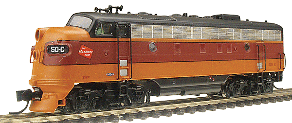 Intermount - EMD F7A Phase II - Standard DC - Milwaukee Road - 85-69227