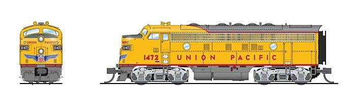 BLI - EMD F7A - Sound and DCC - Paragon4 - Union Pacific #1478 (Armour Yellow, gray, red) - 187-7783