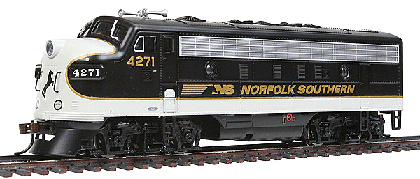 Bachmann - EMD F7A - Sound & DCC - Norfolk Southern #4271 (black, white) - 160-64303