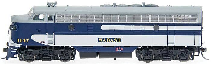 Intermount - EMD F7A - Standard DC - Wabash (blue, white, gray) - 85-49016