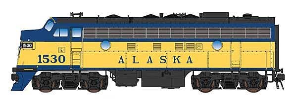 Intermount - EMD F7A - Standard DC - Alaska Railroad #1530 (DOT Scheme ...