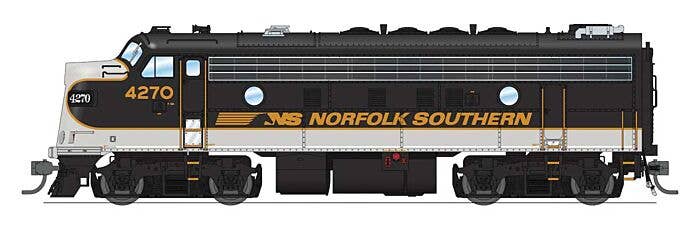 BLI - EMD F7A - Standard DC - Stealth - Norfolk Southern #4271 (Tuxedo ...