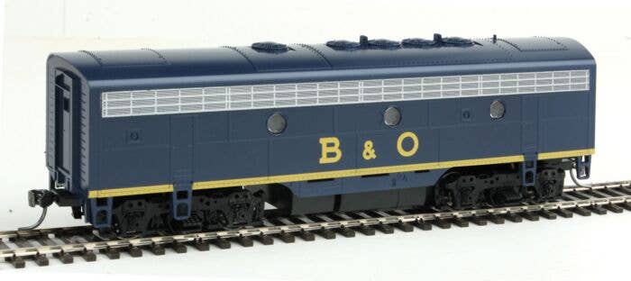 Stewart Hb - EMD F7B Phase 1 Early w/LokSound & DCC - Baltimore & Ohio ...