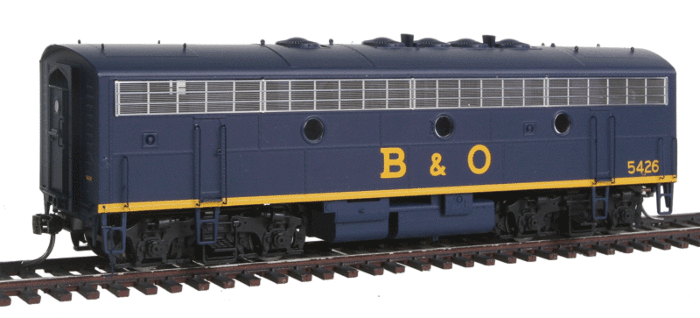 Intermount - EMD F7B - Standard DC - Baltimore & Ohio (Solid blue ...