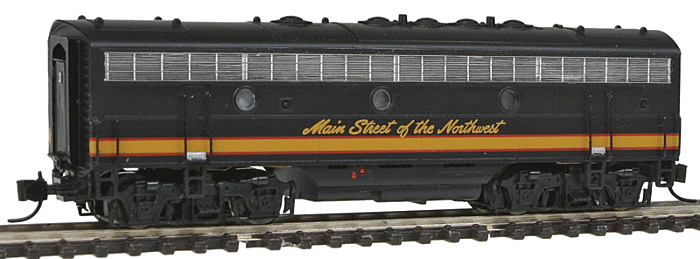 Intermount - EMD F7B - Standard DC - Northern Pacific (black, yellow ...