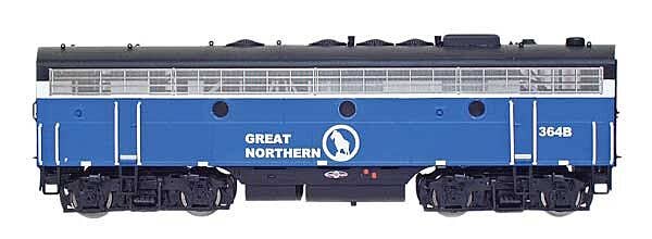 Intermount - EMD F7B - Standard DC - Great Northern (Big Sky Blue) - 85 ...