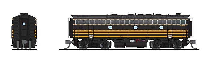 BLI - EMD F7B - Standard DC - Stealth - Denver & Rio Grande Western ...