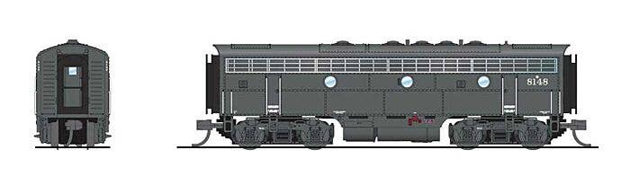 BLI - EMD F7B - Standard DC - Stealth - Southern Pacific #8192 (gray ...