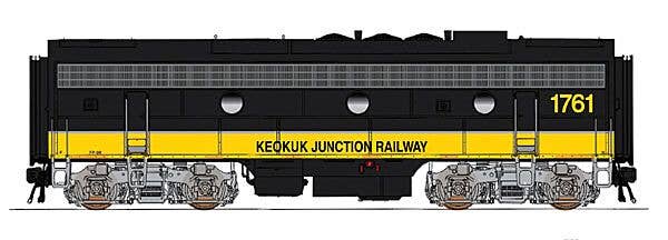 Intermount - EMD F9B w/LokSound & DCC - Keokuk Junction Railway #1751 ...