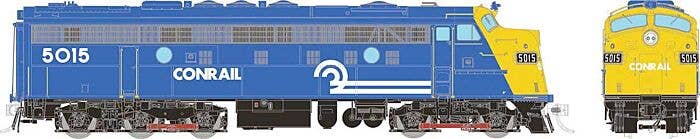 Rapido - EMD FL9 - Standard DC - Conrail #5015 (blue, yellow) - 606-14067