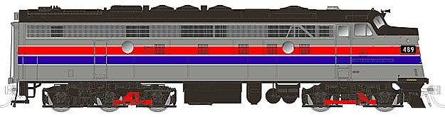 Rapido - EMD FL9 w/LokSound & DCC - Amtrak #489 (Phase II, silver, Wide ...