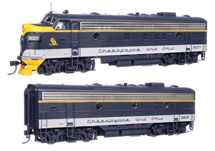 Walthers - EMD FP7 & F7B Standard DC - Chesapeake & Ohio #8007 & 8506 ...