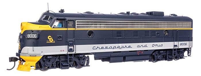 Walthers - EMD FP7 Standard DC - Chesapeake & Ohio #8006 (As-delivered ...