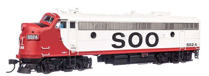 Walthers - EMD FP7 Standard DC - Soo Line #502A (white, red, black ...