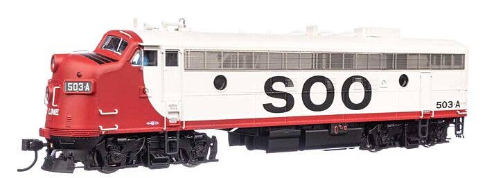 Walthers - EMD FP7 Standard DC - Soo Line #503A (white, red, black) - 920-49557