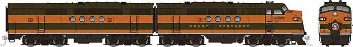 Rapido - EMD FT A-B Set - Standard DC - Great Northern #402-A, 402-B ...