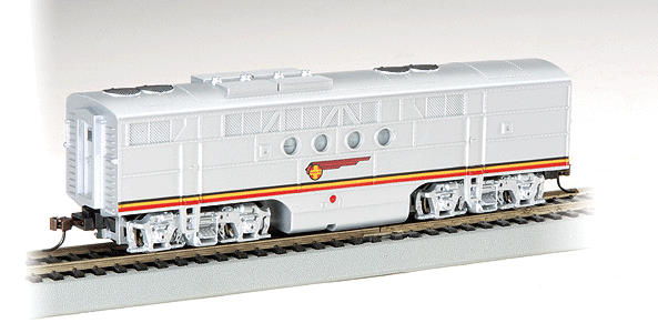 Bachmann - EMD FT B Unit - Standard DC - Santa Fe (red & silver ...