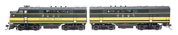 Intermount - EMD FTA-B Set w/DCC - EMD (Demonstrator Scheme, green ...