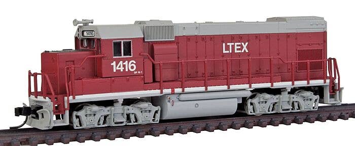 Atlas Trnm - EMD GP15-1 - Standard DC - Larry's Truck & Electric LTEX #1416 (red, gray) - 751 ...