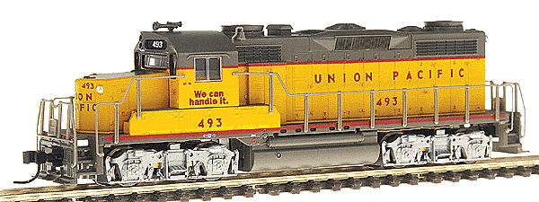 Life-Like - EMD GP20 - Standard DC - PROTO N(TM) - Union Pacific #493 (yellow & gray) - 433-7809