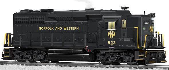 Lionel - EMD GP30 High Nose - 3-Rail w/Legacy Sound, Control & Smoke - Norfolk & Western #522 ...