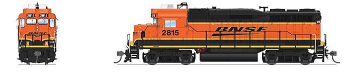 BLI - EMD GP30 Low Nose - Standard DC - Stealth - BNSF Railway #2815 ...