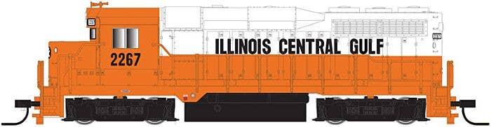 Atlas - EMD GP30 - Standard DC - Master(R) - Illinois Central Gulf #2267 (orange, white) - 150 ...