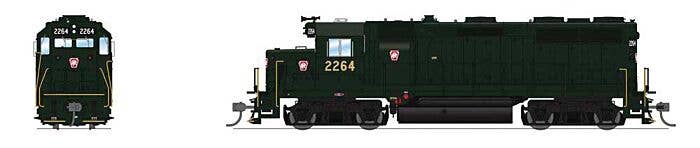BLI - EMD GP35 Low Nose - Standard DC - Stealth - Pennsylvania Railroad ...
