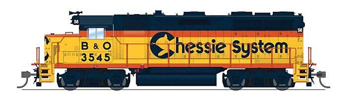 BLI - EMD GP35 Low Nose - Standard DC - Stealth - Chessie System B&O ...