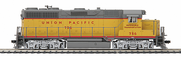 MTH - EMD GP35 - Standard DC - Union Pacific #756 (Armour Yellow, gray ...