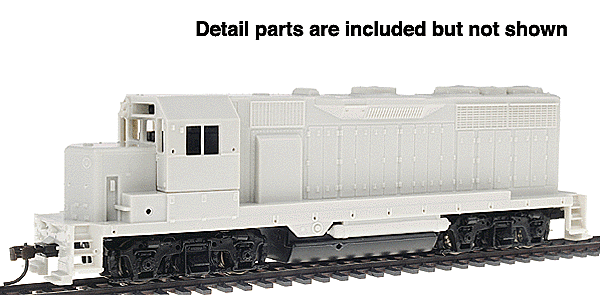 Bachmann - EMD GP35 w/DCC - Undecorated - 160-60711