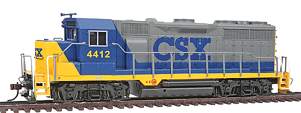 Bachmann - EMD GP35 w/DCC - CSX Transportation #4412 (Gray, yellow ...