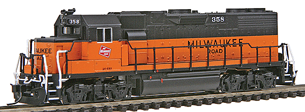 Atlas - EMD GP38-2 Low Nose - Standard DC - Master(R) - Milwaukee Road #358 (orange, black ...
