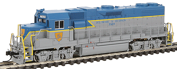 Atlas - EMD GP38-2 Low Nose - Standard DC - Master(R) - Delaware & Hudson #7309 - 150-47652