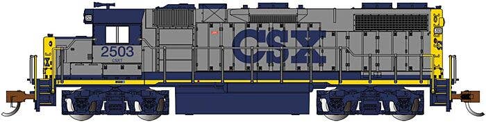 Bachmann - EMD GP38-2 - Sound and DCC - CSX Transportation #2503 (YN1 ...